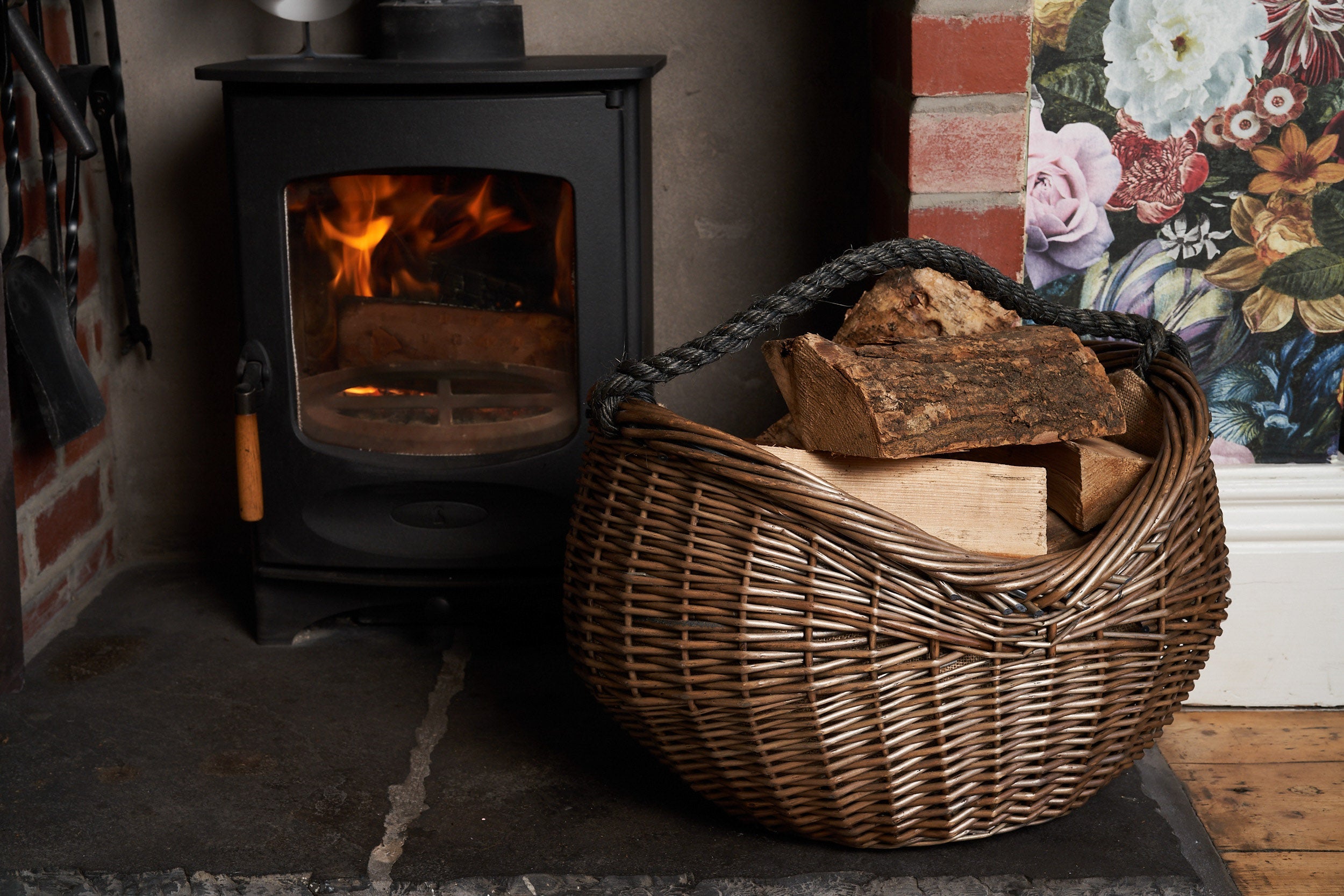 Large Log Basket | Log & Kindling Baskets | Northern Willow