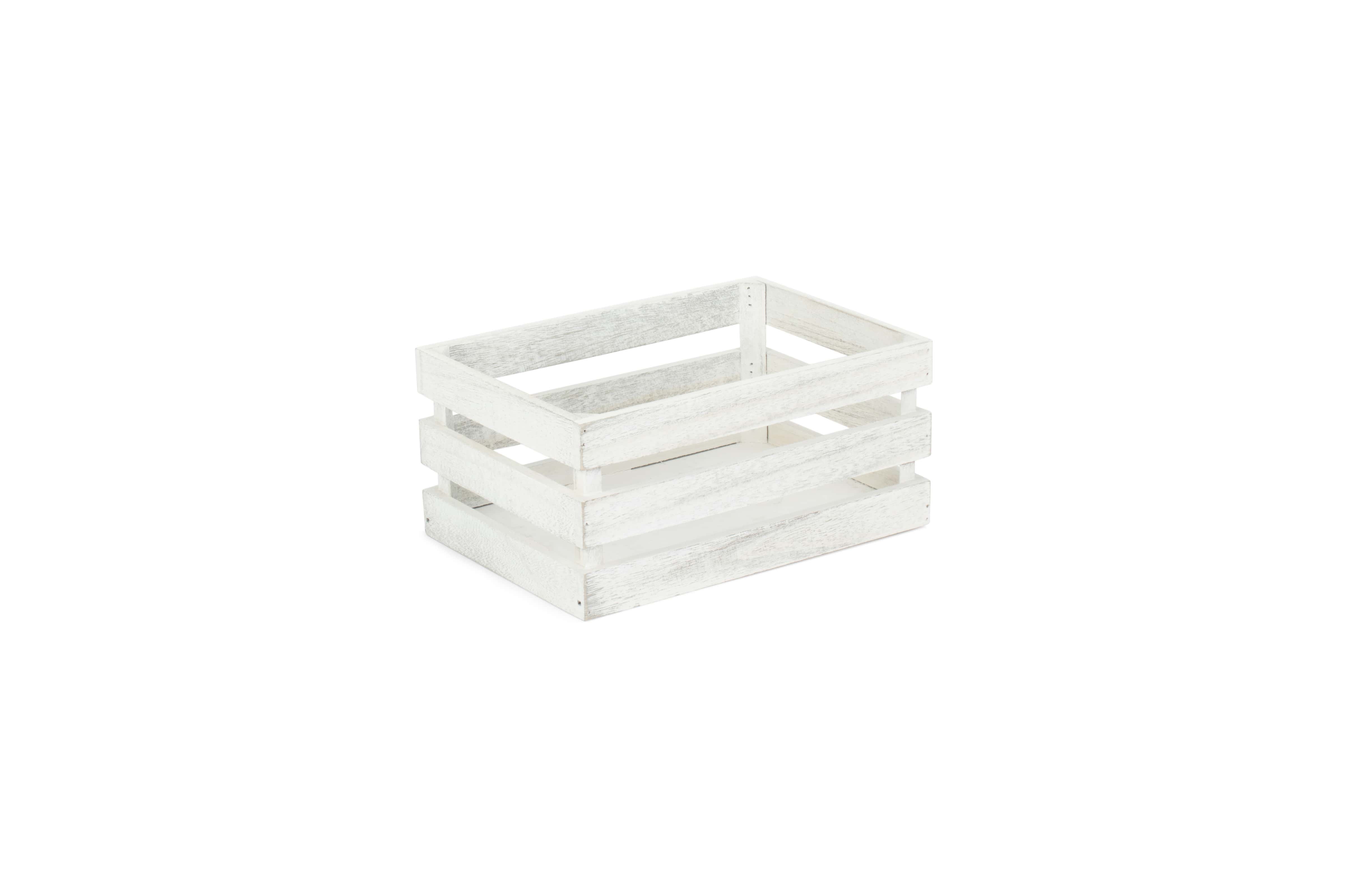 Vintage Slatted Wooden Box